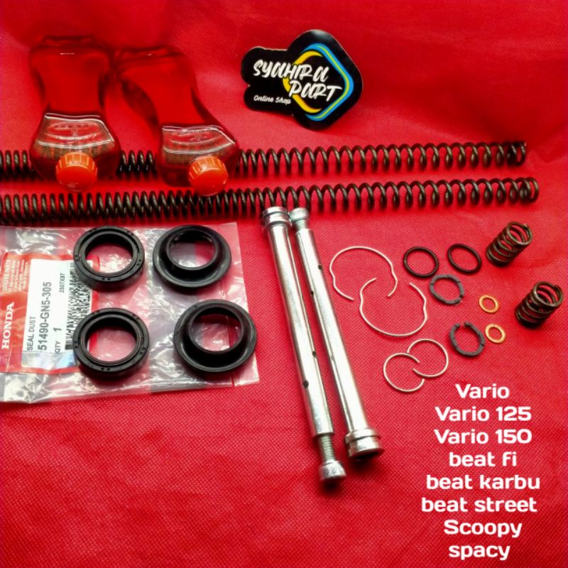 Jual PAKET LENGKAP SHOCKBREAKER DEPAN HONDA MATIC BEAT VARIO SCOOPY SPACY | Shopee Indonesia