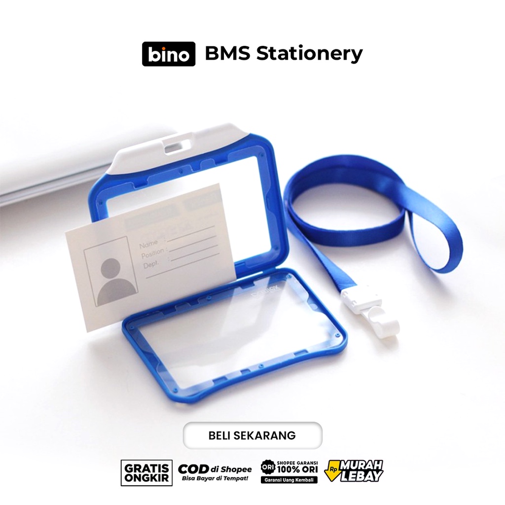 Jual [Bantex Surabaya] Bantex ID Card Holder Dual Side / Dua Sisi ...