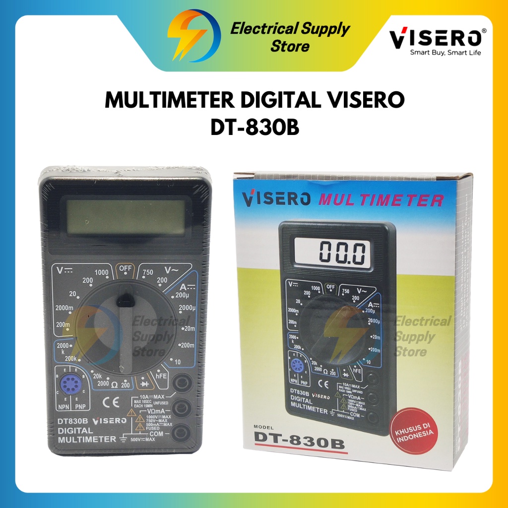 Jual MULTIMETER / MULTITESTER DIGITAL VISERO DT-830B | AVOMETER ...