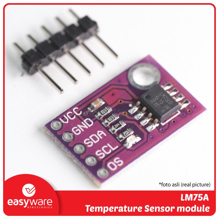 Jual LM75A LM75 A Temperature Sensor module SASLUN | Shopee Indonesia