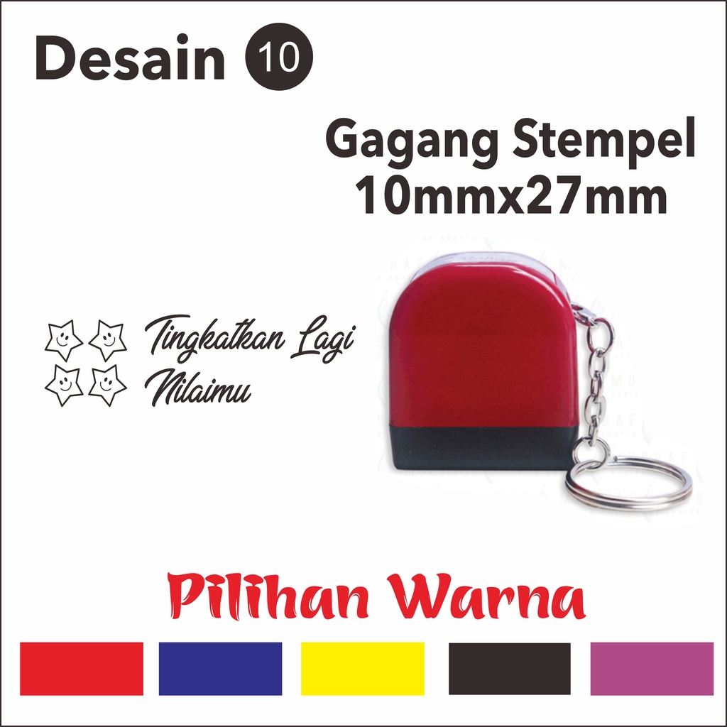 Jual stempel penilaian anak paud tk sd , stempel nilai guru stempel ...