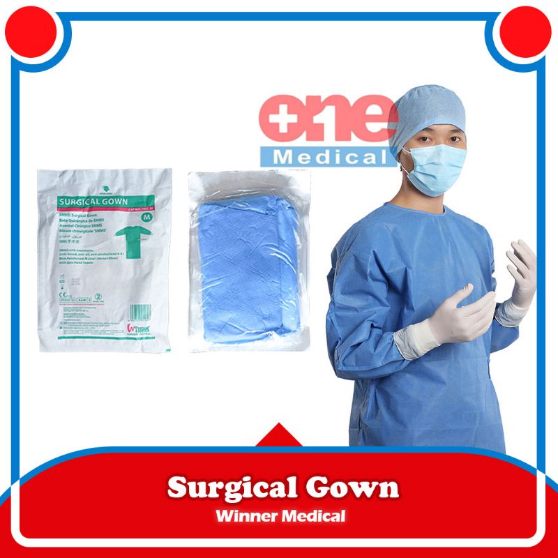 Jual Baju APD Operasi Steril | Disposable Surgical Gown Winner | Shopee ...