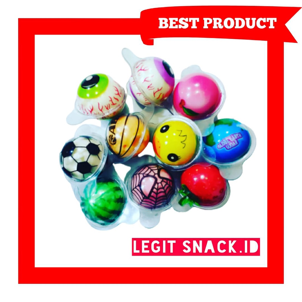 Jual Permen Jelly Bola / Fruit Jelly Bentuk Planet Gummy Candy 25 Pcs ...