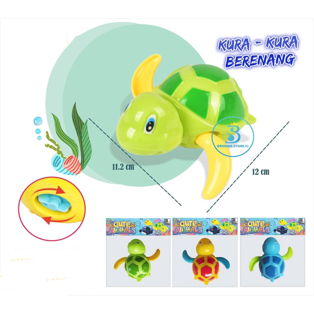 Jual Bronsis - Mainan Mandi Ikan Paus Berenang - Katak Bebek Kura Kura ...