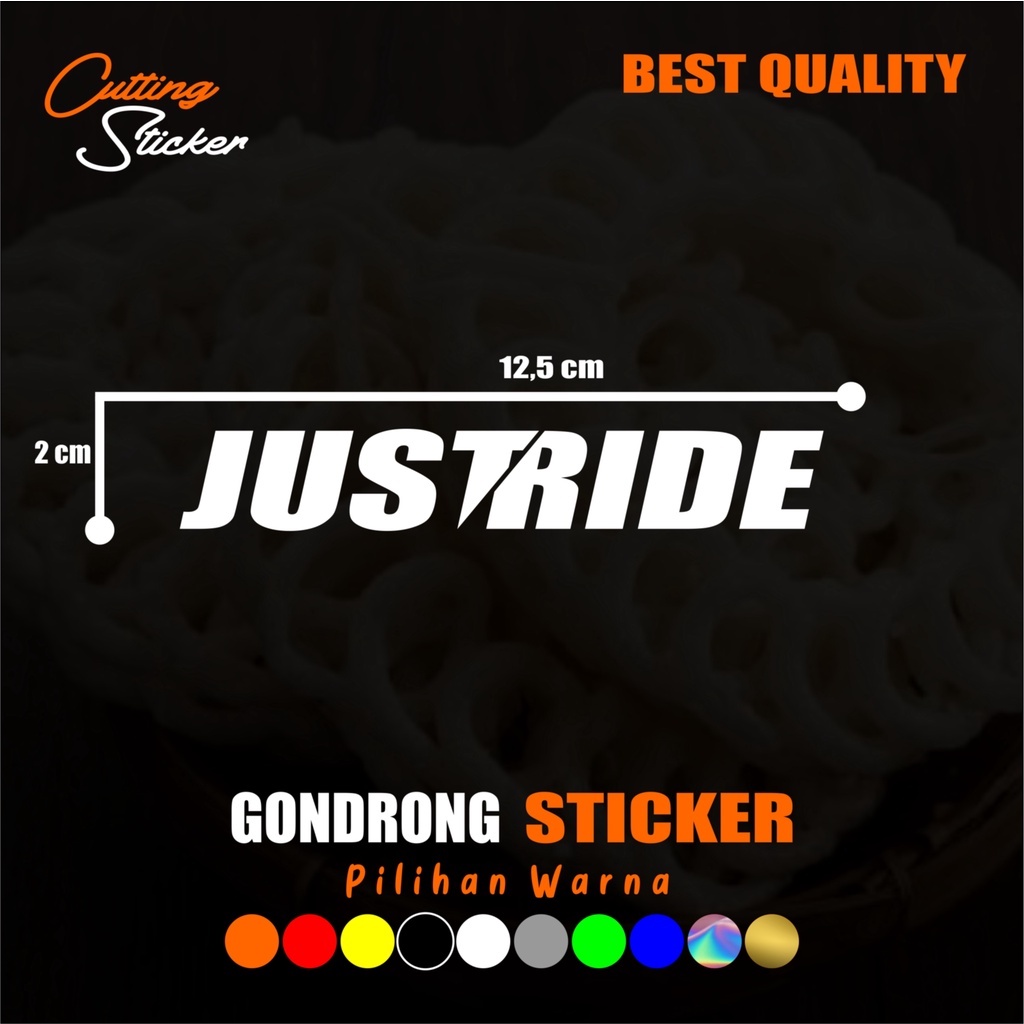 Jual stiker just ride stiker murah berkwalitas stiker viral | Shopee ...
