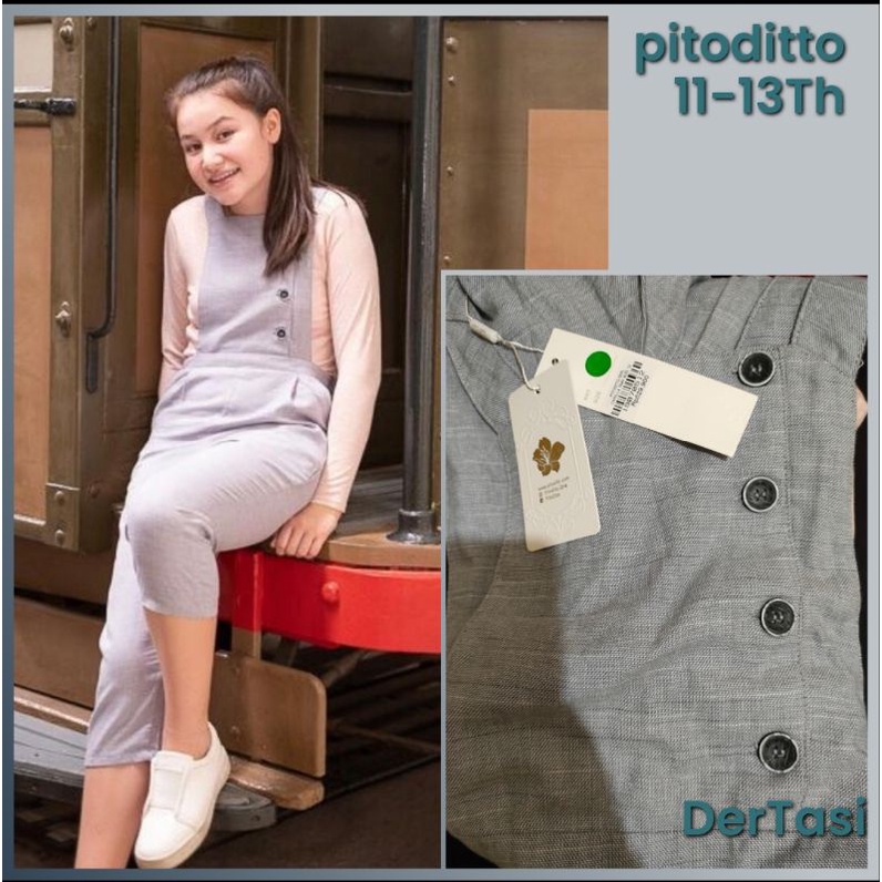 Jual Pitto ditto overol original | Shopee Indonesia