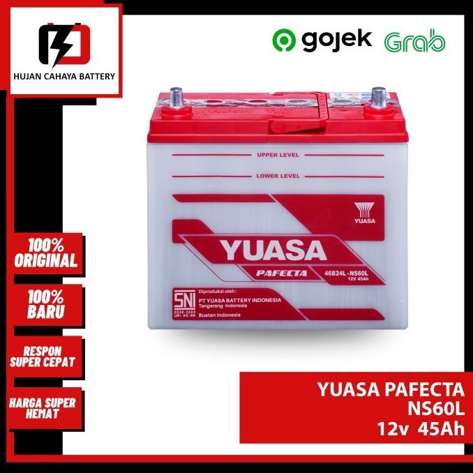 Jual Aki Mobil YUASA PAFECTA NS60L / NS-60-L / NS 60 L - Aki COROLLA ALTIS | Shopee Indonesia