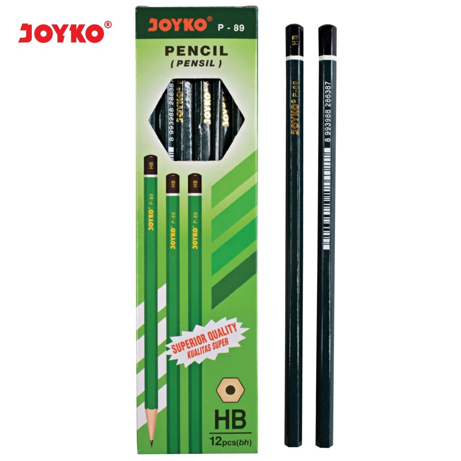 Jual Pencil / Pensil Joyko P-89 / HB / 1 BOX 12 PCS | Shopee Indonesia