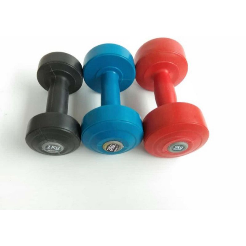 Jual Barbel Murah 2KG/Dumbbell Murah 2KG/Barbel Fitnes Senam/Barbel ...