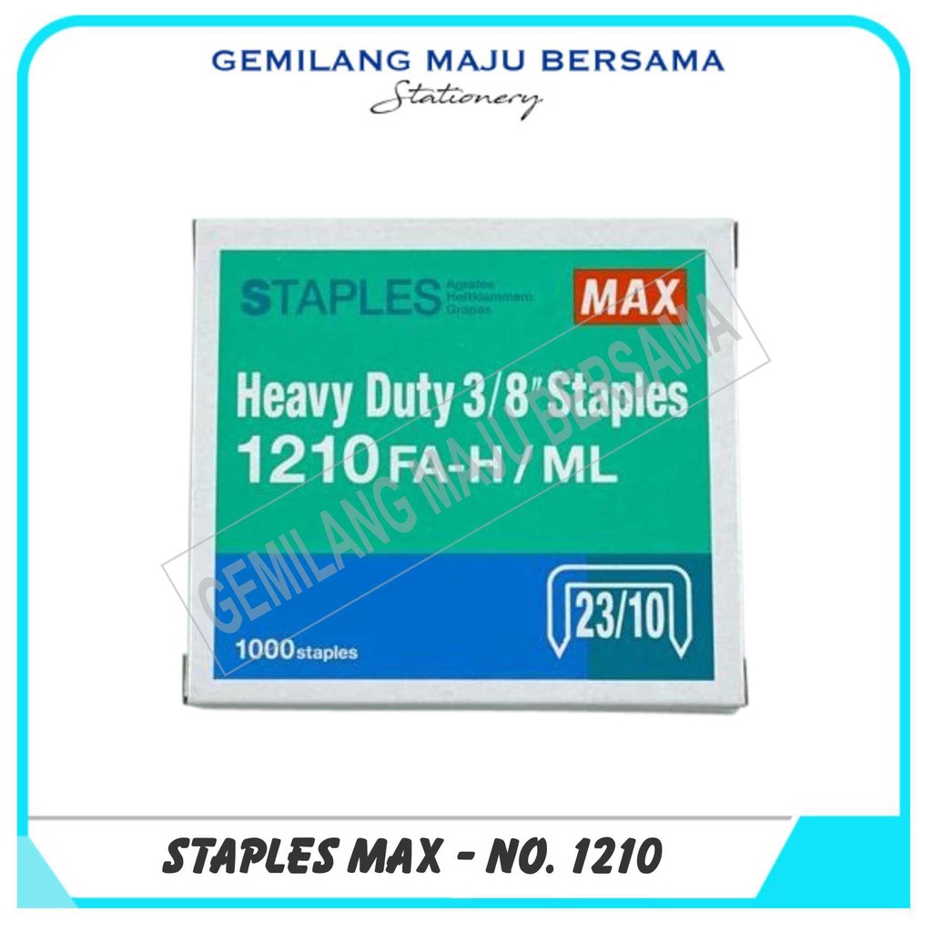 Jual Isi Staples Max No 1210 | Shopee Indonesia