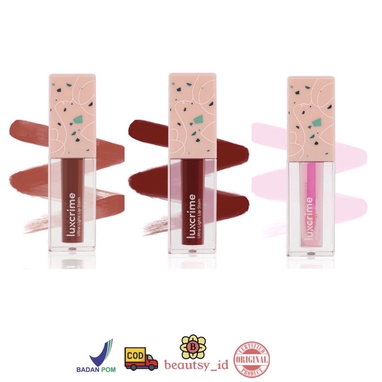 Jual Luxcrime x Monica Amadea Ultra Light Lip Stain Caffeine Hustle ...