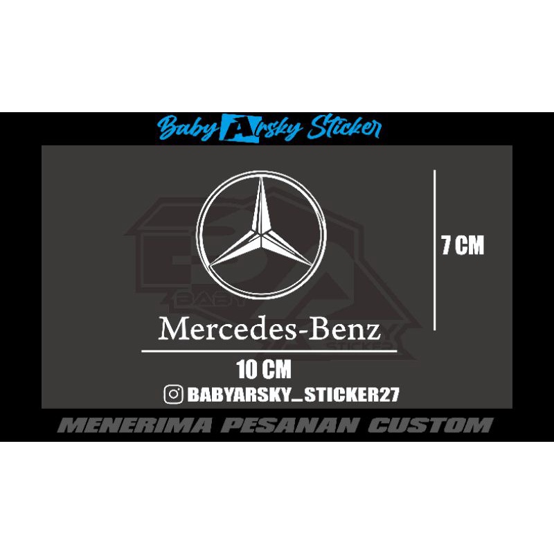 Jual STICKER CUTTING MERCEDES-BENZ | Shopee Indonesia