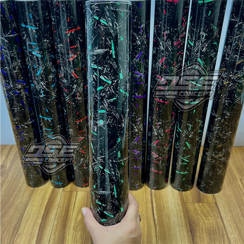 Jual Stiker Carbon Forged Sticker Carbon Forged Stiker Motor ukuran ...