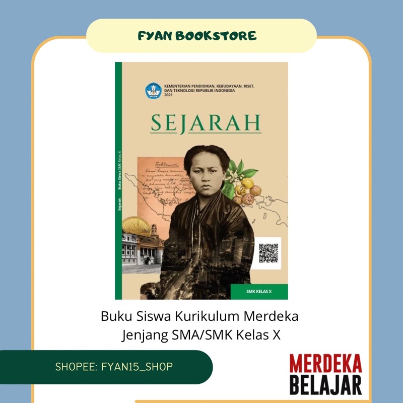 Jual Fyan Book Store: Buku Sejarah untuk SMK/SMA/MA Kelas X Kurikulum ...