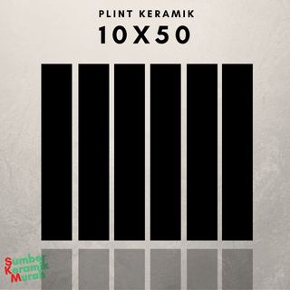 Jual plin plint list keramik ukuran 10x50 hitam glossy kilap | Shopee ...