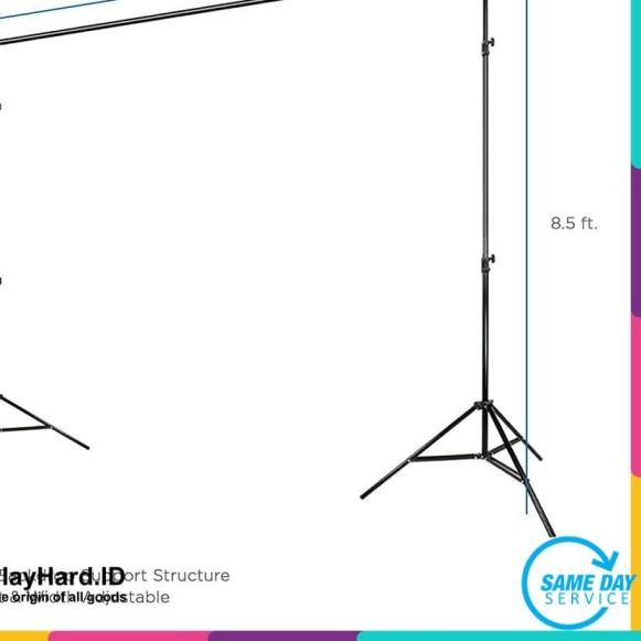Jual Background stand 2 x 3 meter / Bracket Stand 3m Backdrop Foto ...