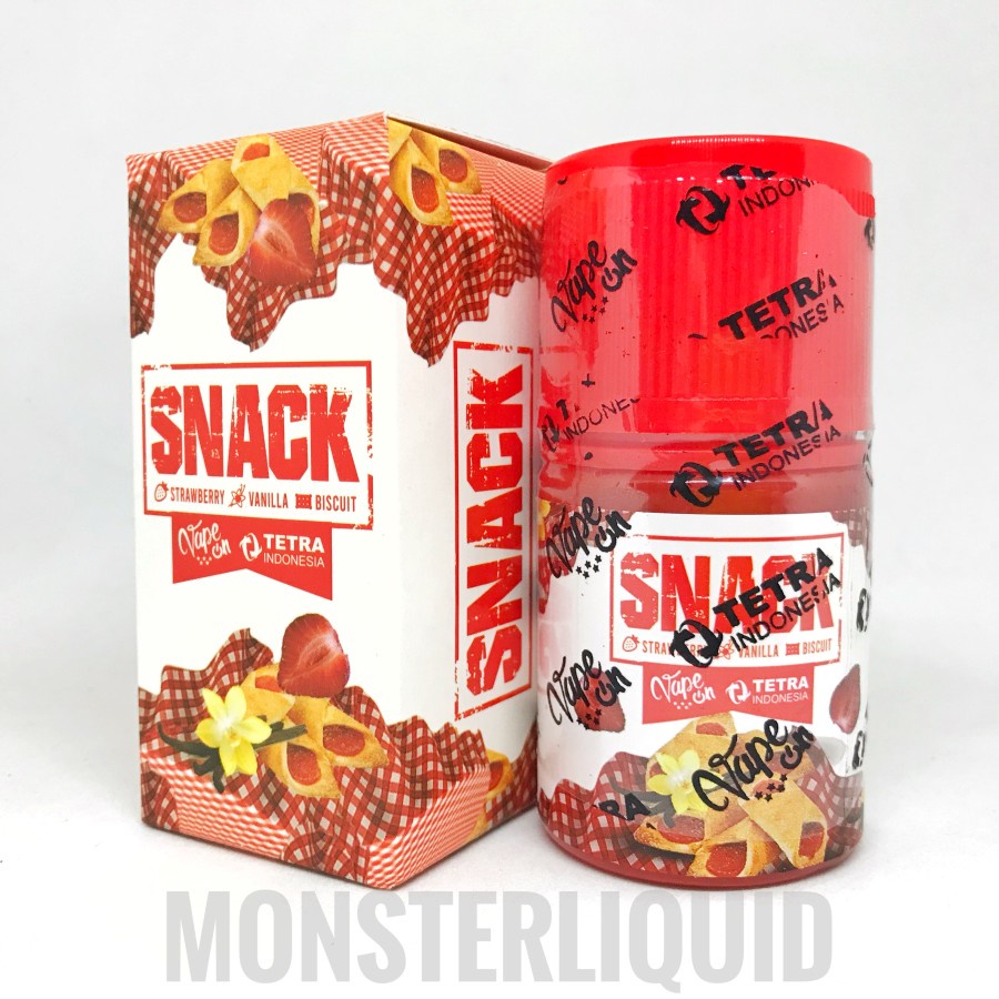 Jual SNACK V1 STRAWBERRY VANILLA BISCUIT BY TETRA X ON 3MG 60ML ...