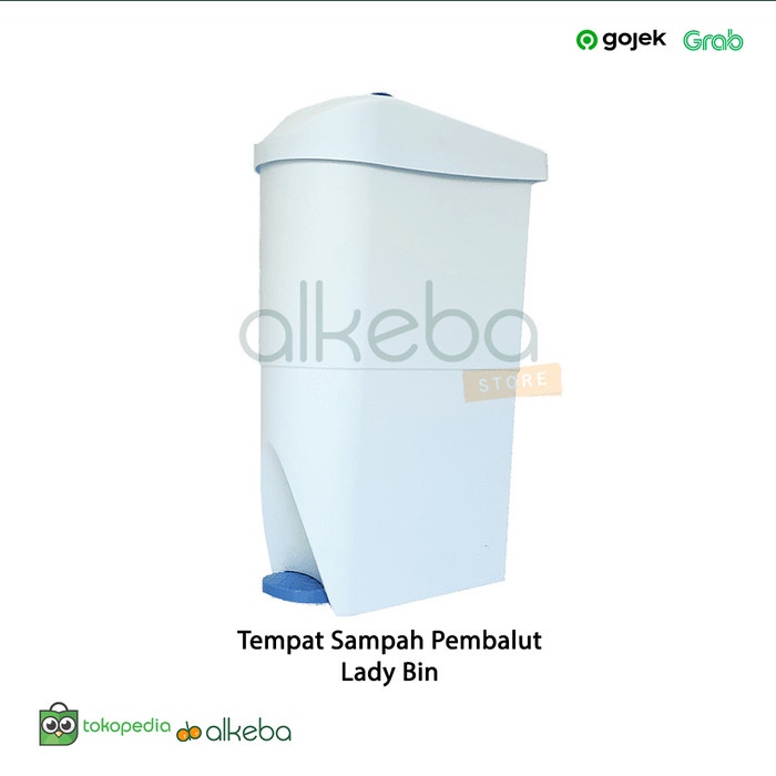 Jual LADY BIN WARNA UNGU / TEMPAT SAMPAH PEMBALUT / SANITARY BIN 21 LTR ...