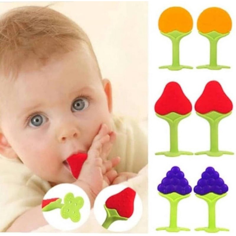 Jual Baby Teether Buah / Gigitan bayi model buah | Shopee Indonesia