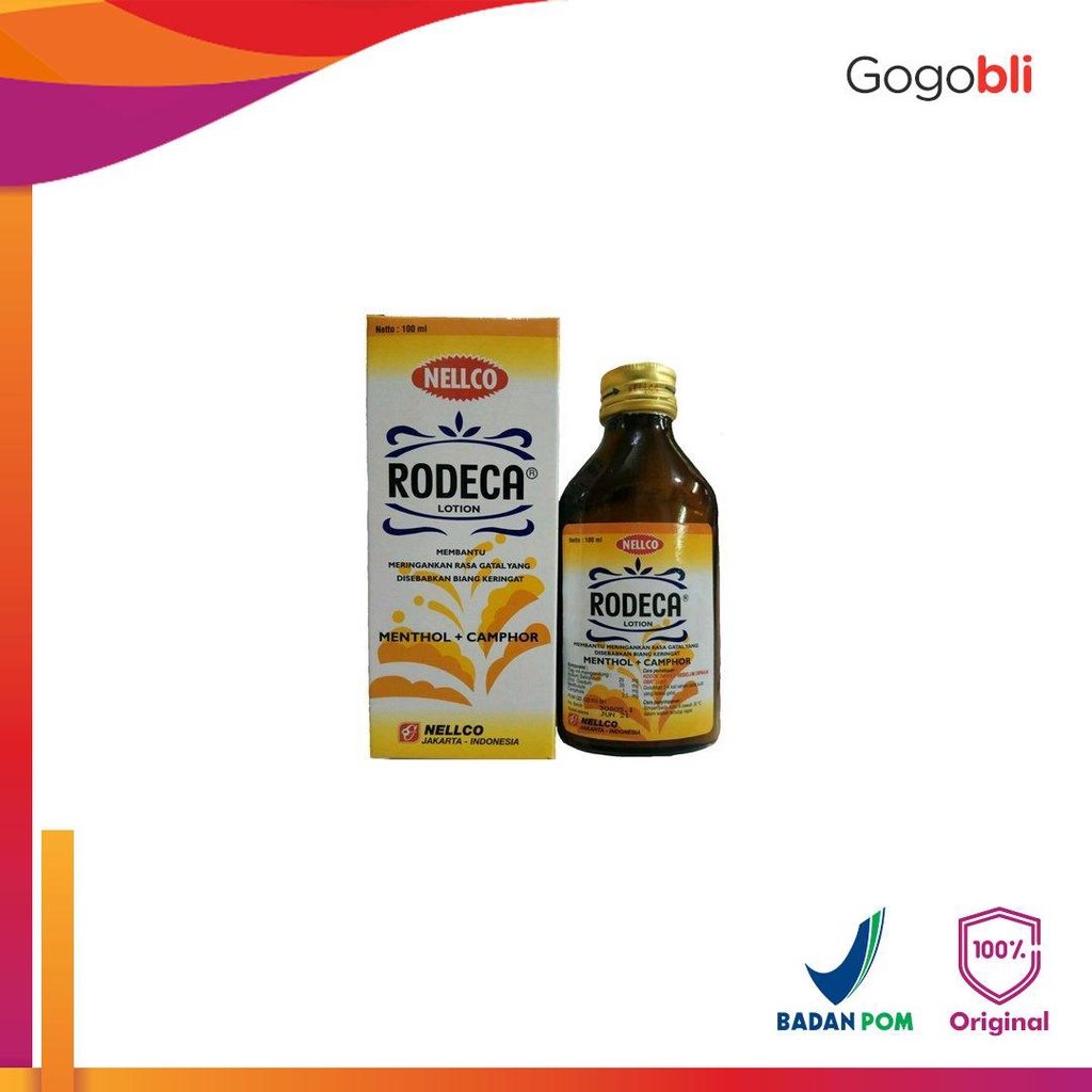 Jual NELLCO Rodeca Lotion (Botol Kaca) 100ml | Shopee Indonesia