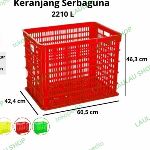 Jual BOX CONTAINER GREEN LEAF 2210 L / KERANJANG INDUSTRI UNTUK SPARE ...