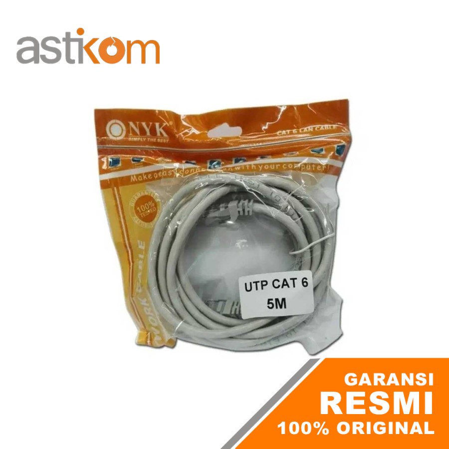 Jual Kabel LAN NYK CAT6 5 meter | Shopee Indonesia
