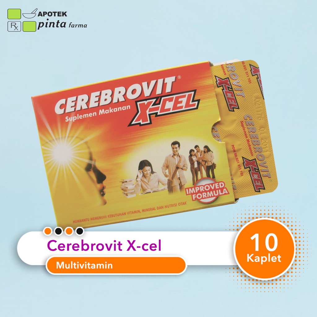 Jual Cerebrovit Vitamin Dan Mineral 10 Kapsul | Shopee Indonesia