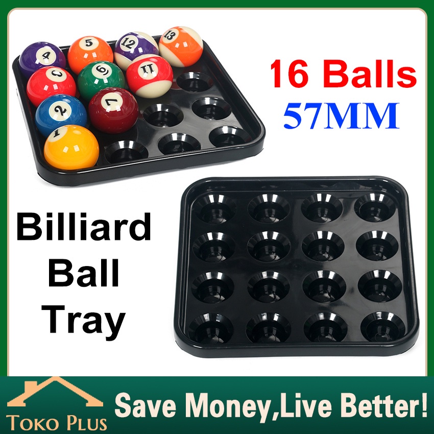 Jual 16 Slots Billiard Ball Tray Storage Rak Bola Biliar Plastik tempat bola billiard | Shopee ...