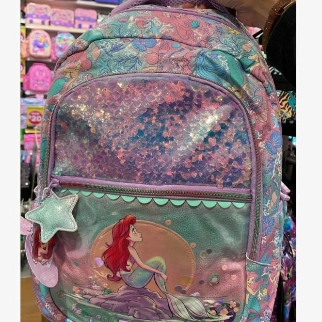 Jual BACKPACK SMIGGLE DISNEY ORIGINAL MERMAID ARIEL- TAS ANAK PEREMPUAN ...