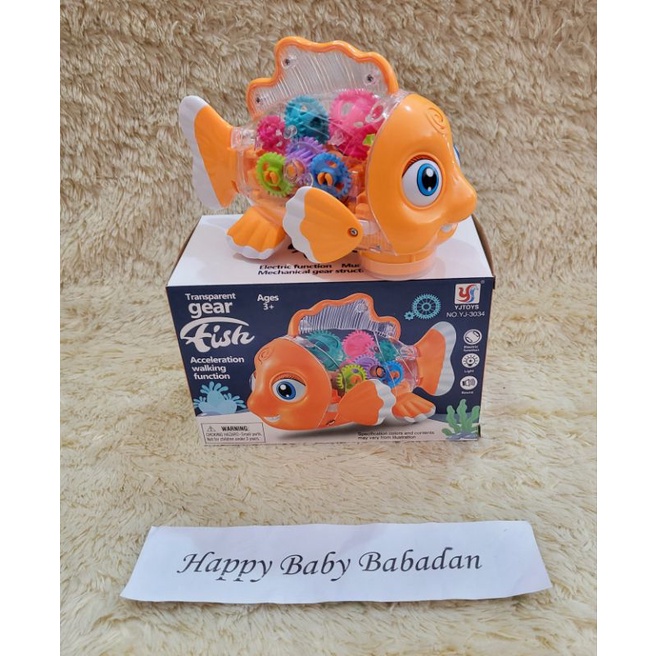 Jual Mainan Ikan Nemo Transparan / Gear Fish Nemo | Shopee Indonesia