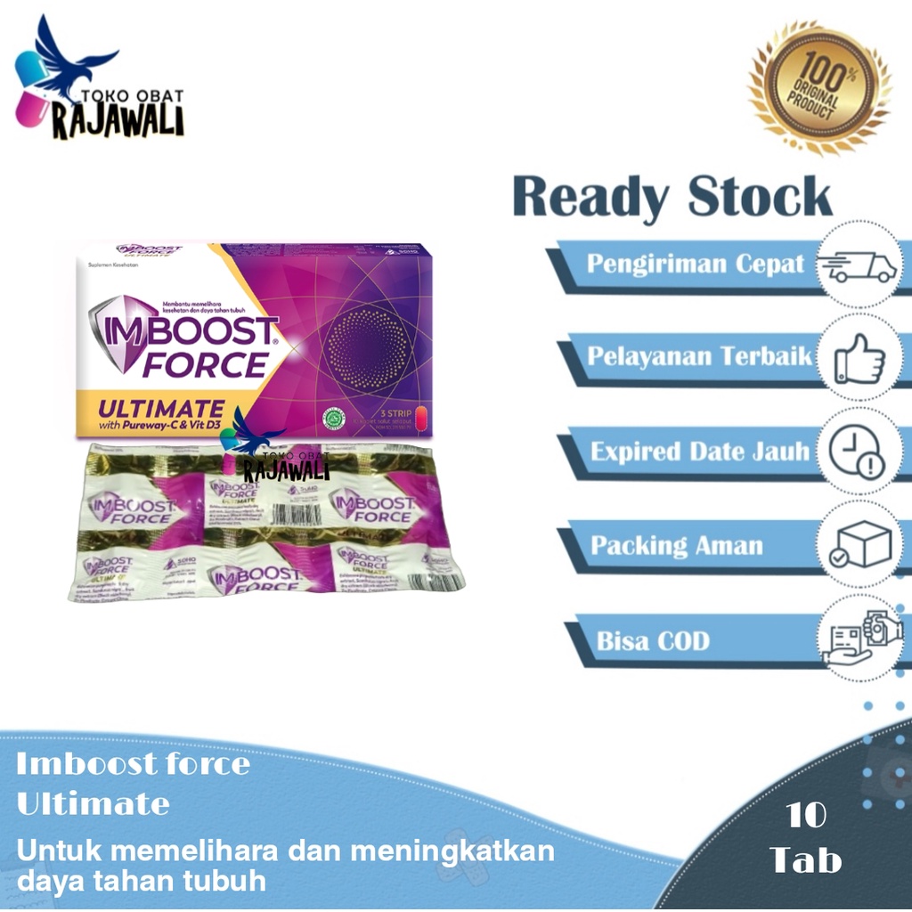Jual Imboost force ultimate strip 10 kaplet untuk daya tahan tubuh ...