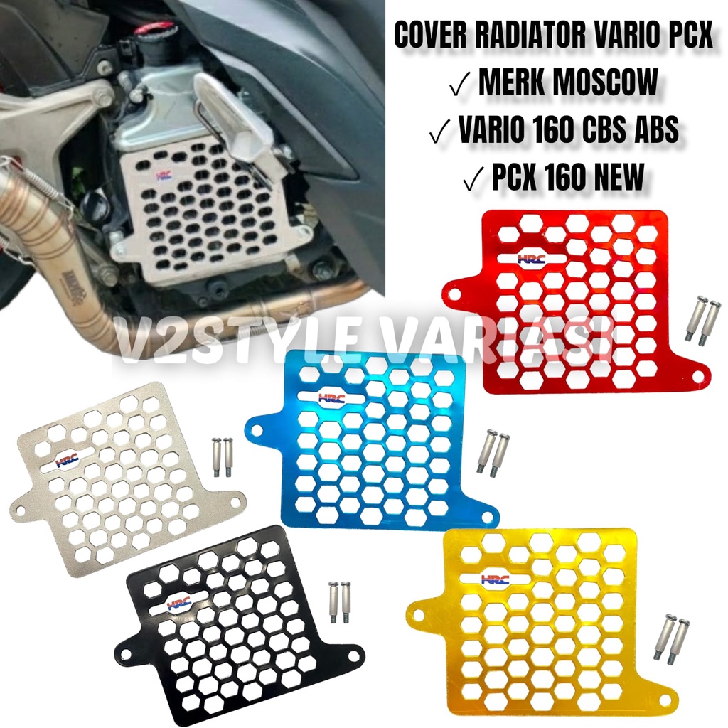 Jual COVER RADIATOR HRC VARIO 160 ABS CBS FULL CNC TUTUP COVER RADIATOR ...