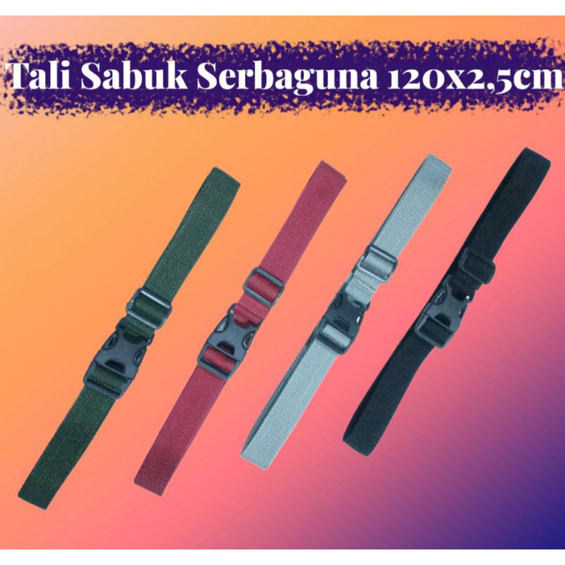 Jual Tali Tas sabuk serbaguna tali slingbag buat ikat barang di motor ...