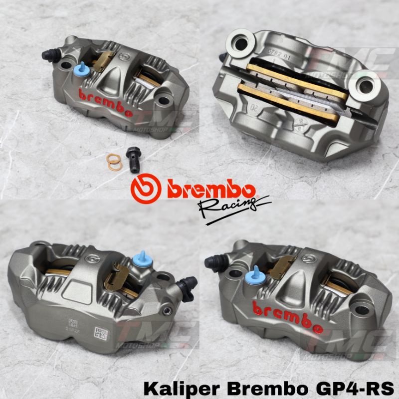Jual Kaliper Brembo GP4RS 108mm kiri ZX25 ZX25R CBR250RR R25 Ninja250 Ninja150 | Shopee Indonesia