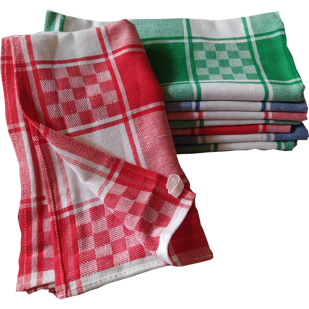 Jual IJNC Kain Lap Serbet Dapur Jumbo Super Tebal Bahan KATUN 60x60 ...