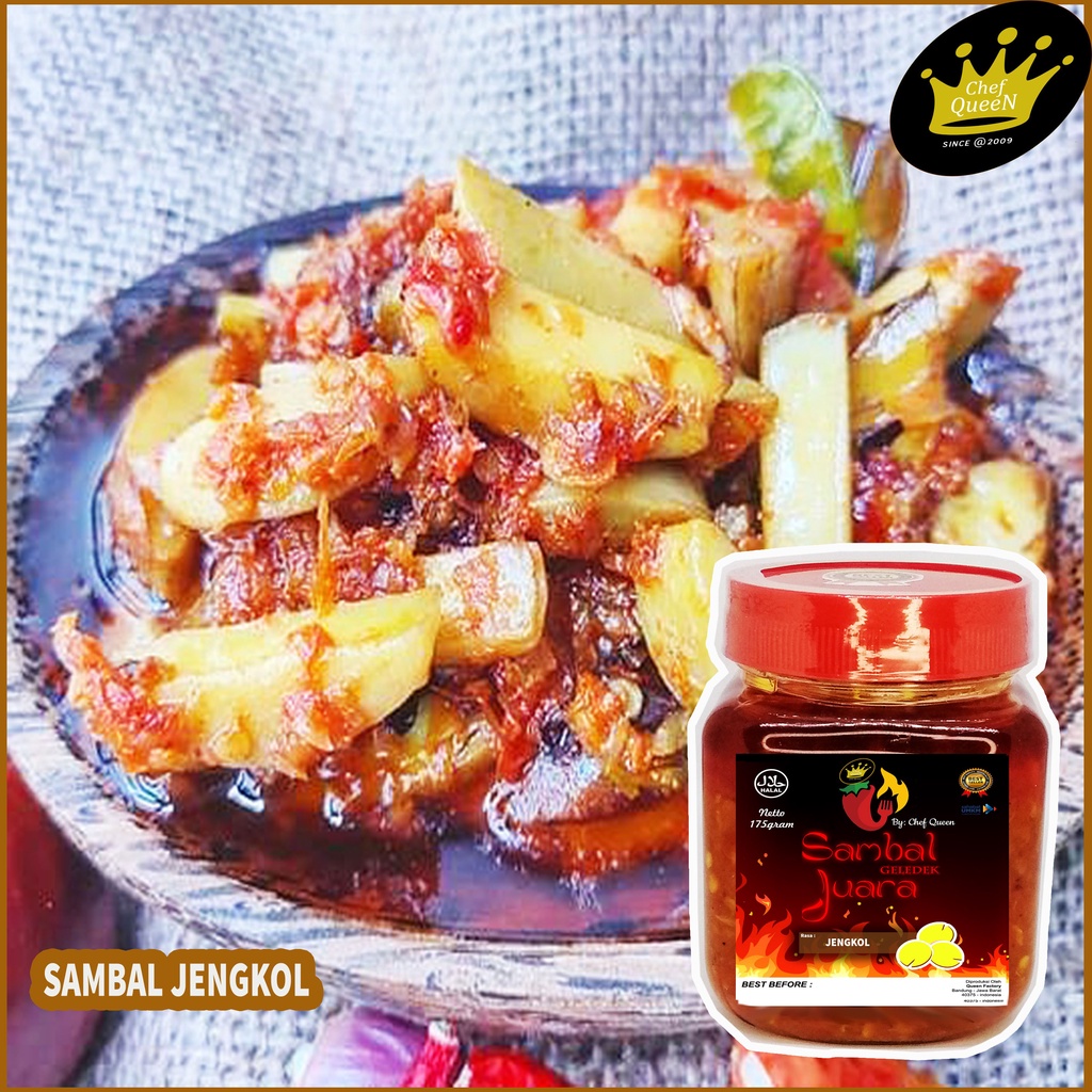 Jual EAT Sambal JENGKOL Chef Queen TERMURAH Sambel Baby Cumi / Sambal ...