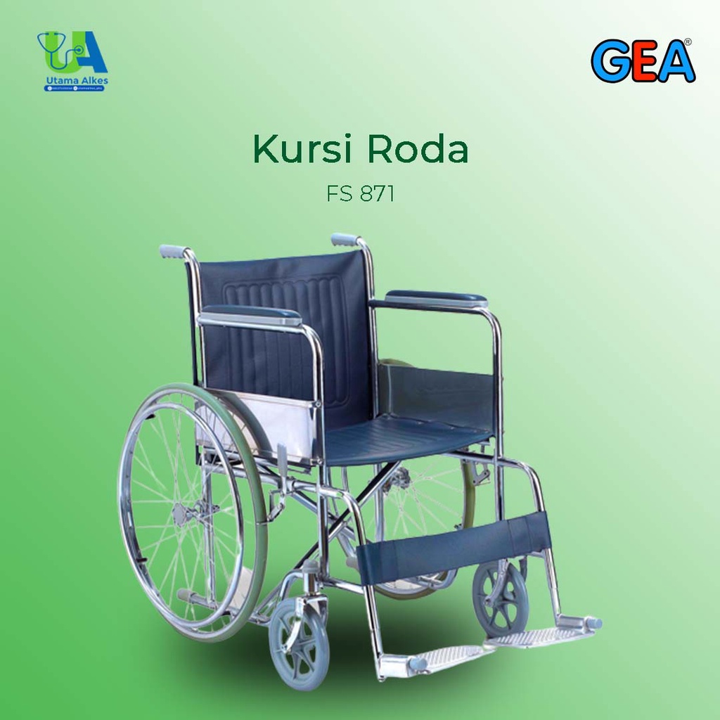 Jual KURSI RODA | FS 871 | KURSI RODA STANDAR RUMAH SAKIT | GEA ...