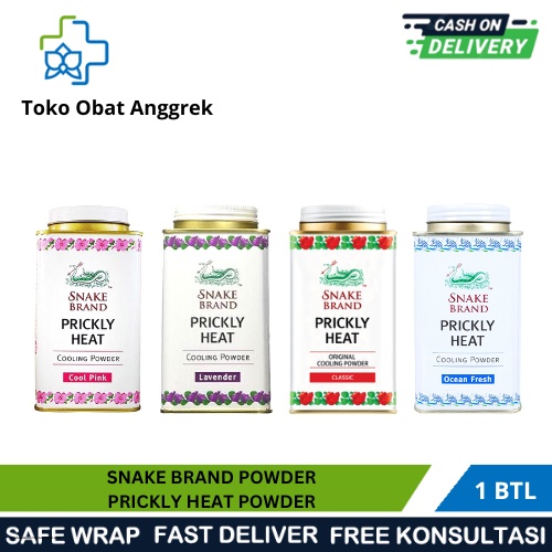 Jual SNAKE BRAND POWDER 150 GRAM/PRICKLY HEAT POWDER/BEDAK GATAL ...