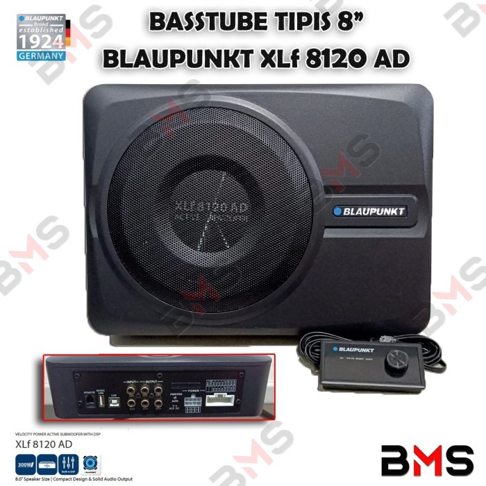 Jual BLAUPUNKT SUBWOOFER ACTIVE DSP PROCESSOR POWER 8" + controller ...