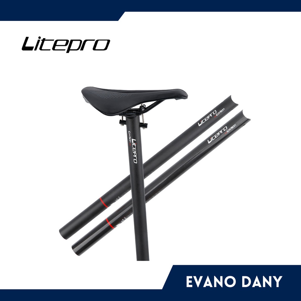 Jual Litepro Seatpost Carbon Sepeda Lipat Litepro 33.9 dan 31.8 ...