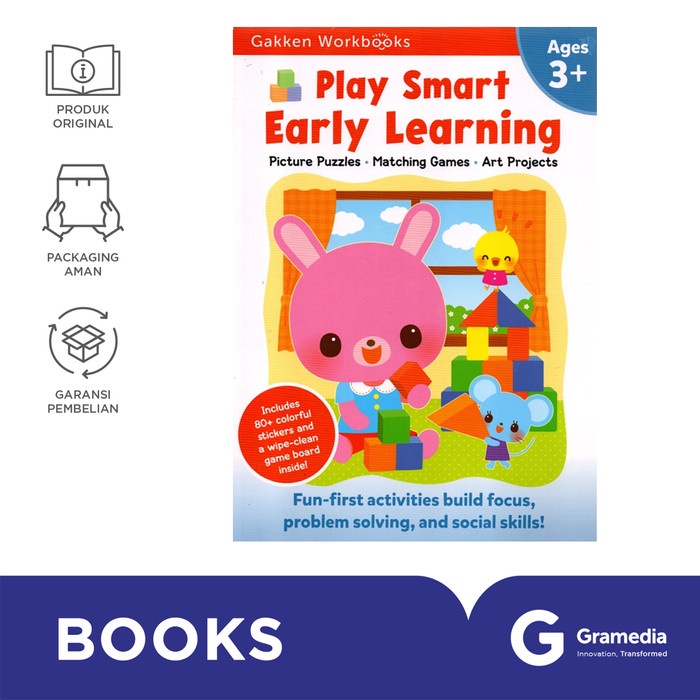 Jual Gakken: Play Smart Early Learning 3+ (Sc) | Shopee Indonesia
