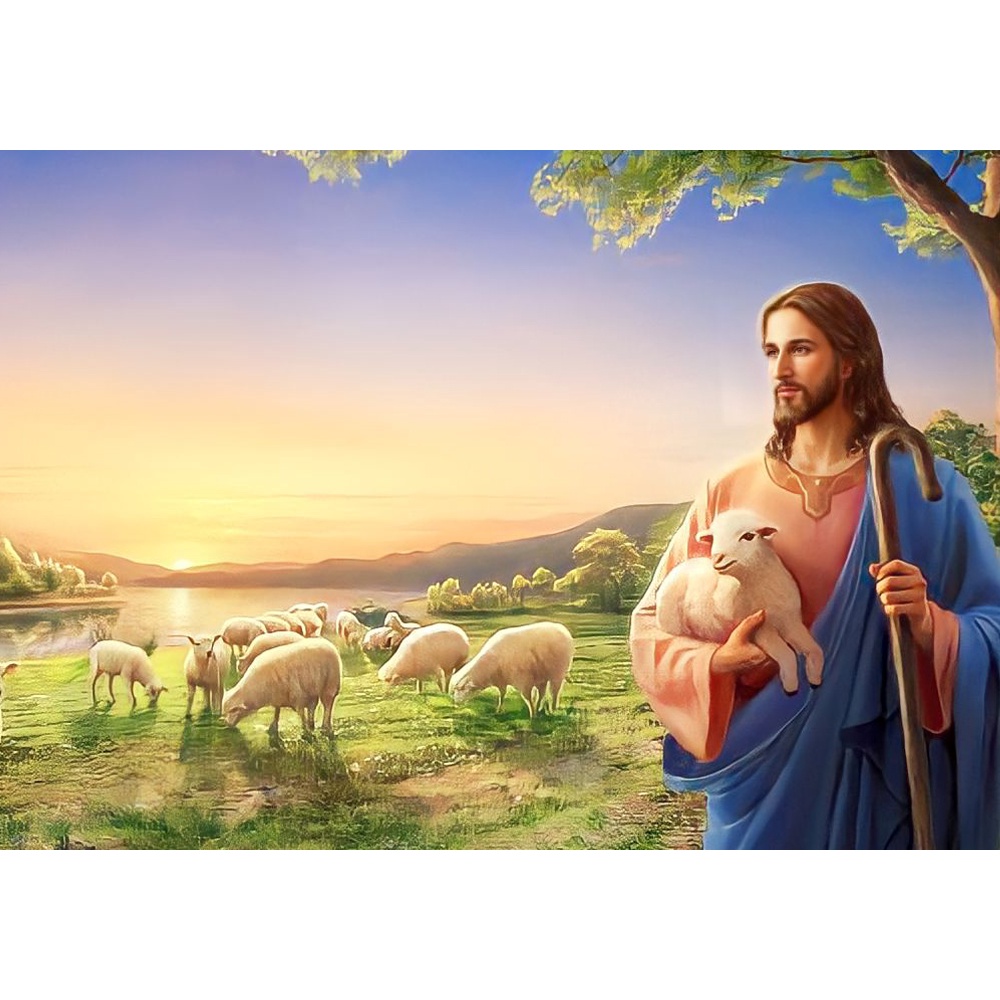 Jual Hiasan Dinding Poster Gambar Tuhan Yesus Xtra Jumbo Besar Best ...