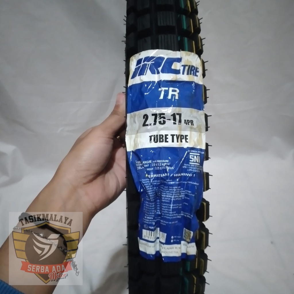 Jual BAN MOTOR IRC 275-17 TR TUBE TYPE (BAN MOTOR TRAIL) | Shopee Indonesia