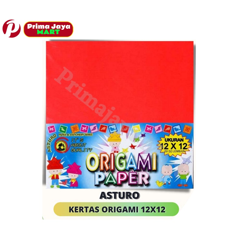 Jual Kertas Origami biasa Ukuran 12x12 Asturo | Shopee Indonesia