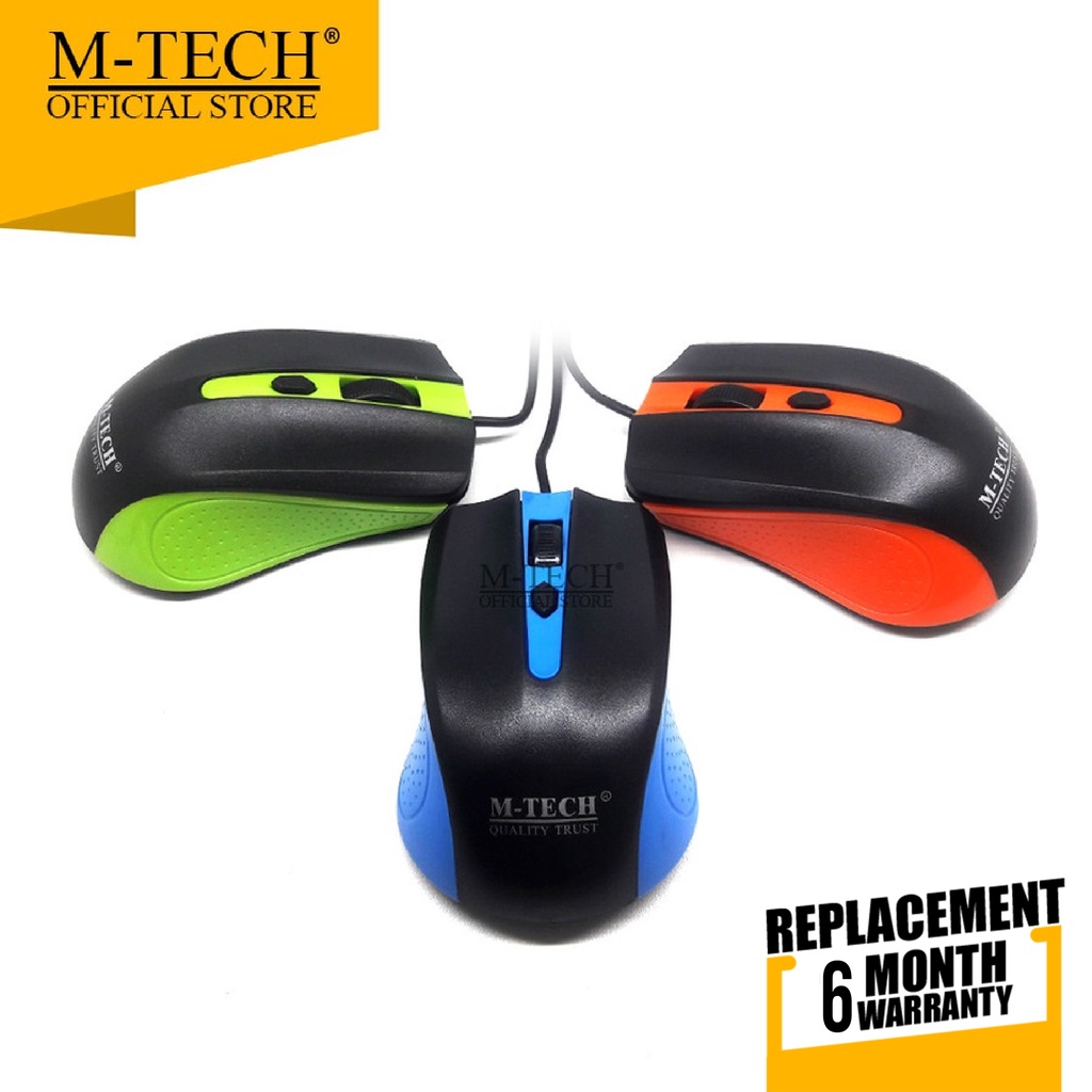 Jual MTECH Mouse Kabel USB MT-03 For Komputer PC Laptop Android M-Tech ...