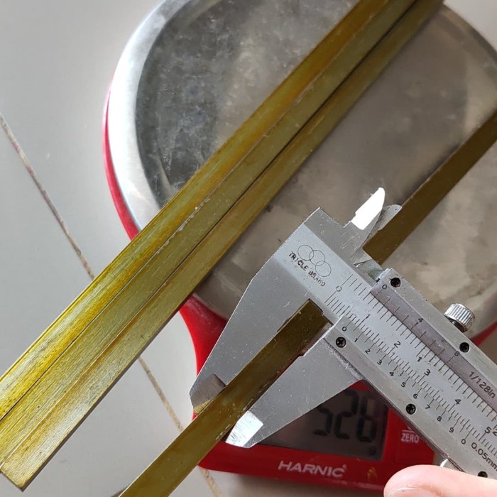 Jual besi spie coating kuning 8 x 8 x 300mm pasak 8mm up to 11mm kuning ...