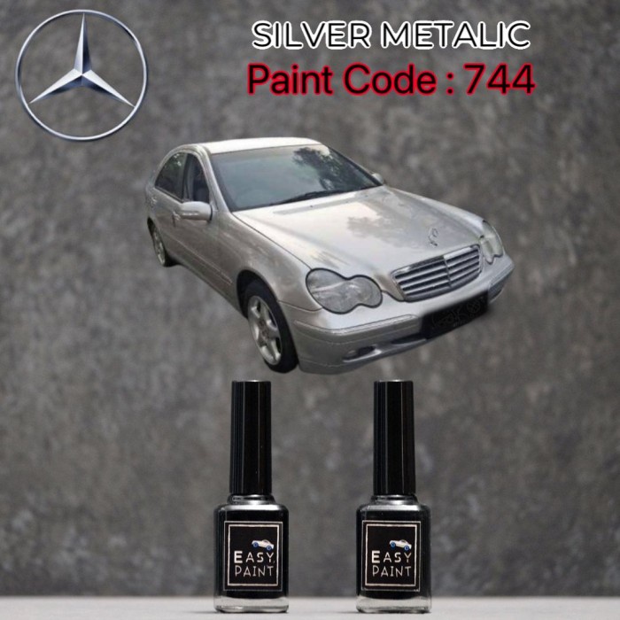 Jual Cat Oles Brilliant Silver Metalic 744 Mercedes Benz Mercy Old ...
