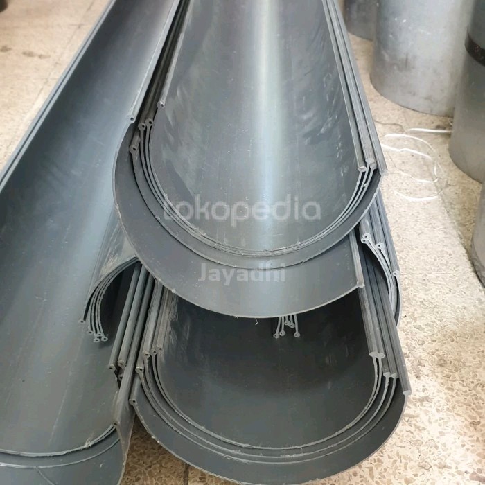 Jual Pneumatic Pvc Talang Setengah Lingkaran 8" / Talang Hr 8 | Shopee ...