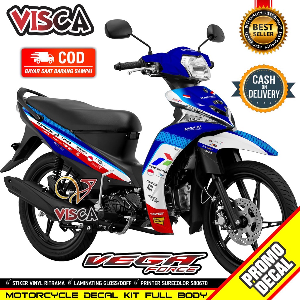Jual Stiker Vega Force Decal Motor Vega Force Full Body Striping Vega ...