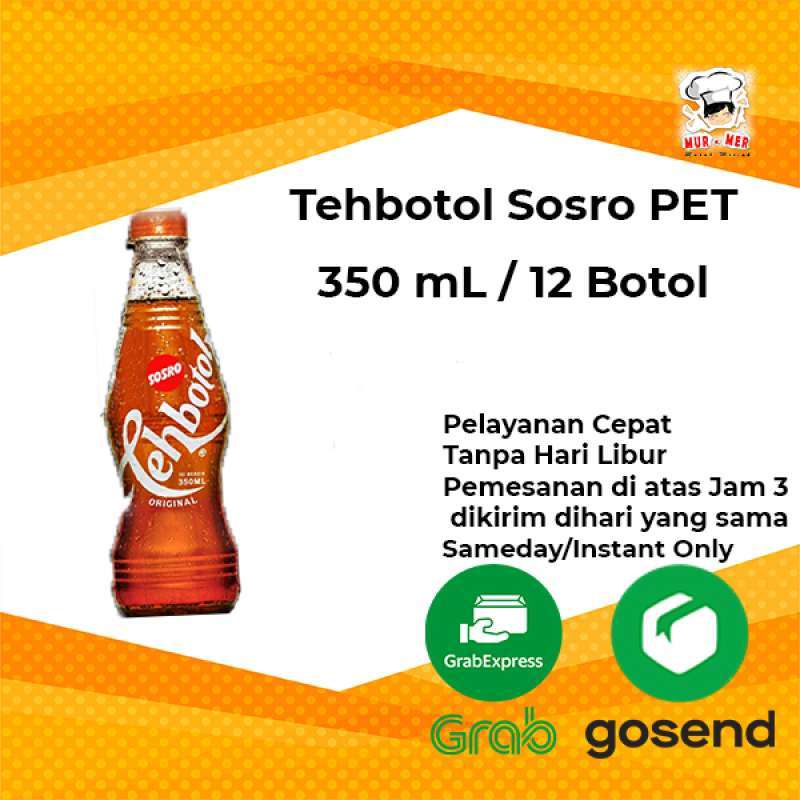 Jual TehBotol Sosro PET [350 mL / 12 Botol] | Shopee Indonesia